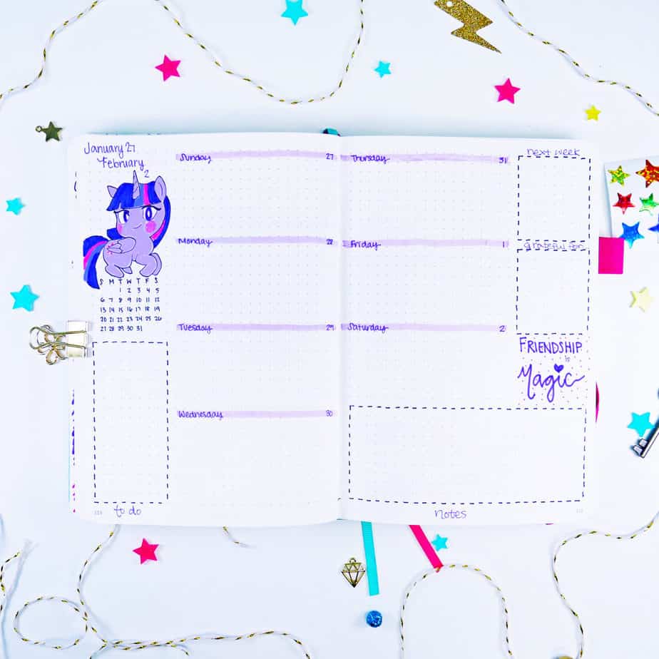 Unicorn Bullet Journal Theme Ideas: Magical Layouts and Whimsical Spreads