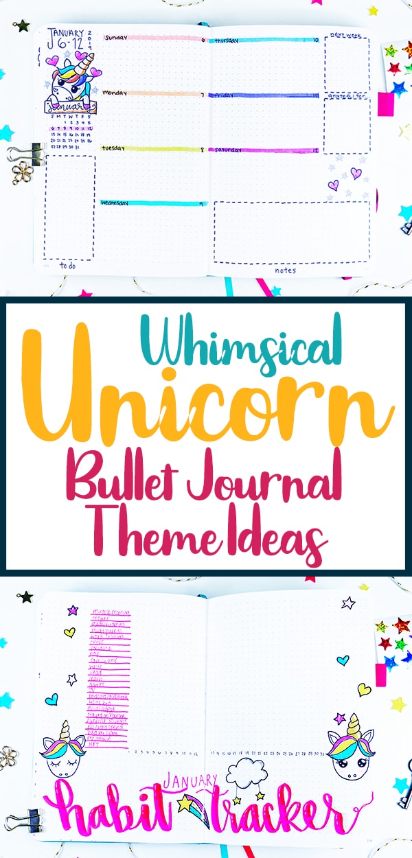 Unicorn Bullet Journal Theme Ideas: Magical Layouts and Whimsical Spreads
