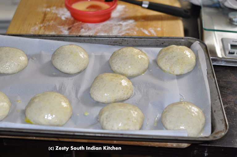Levain Dinner Rolls - Zesty South Indian Kitchen