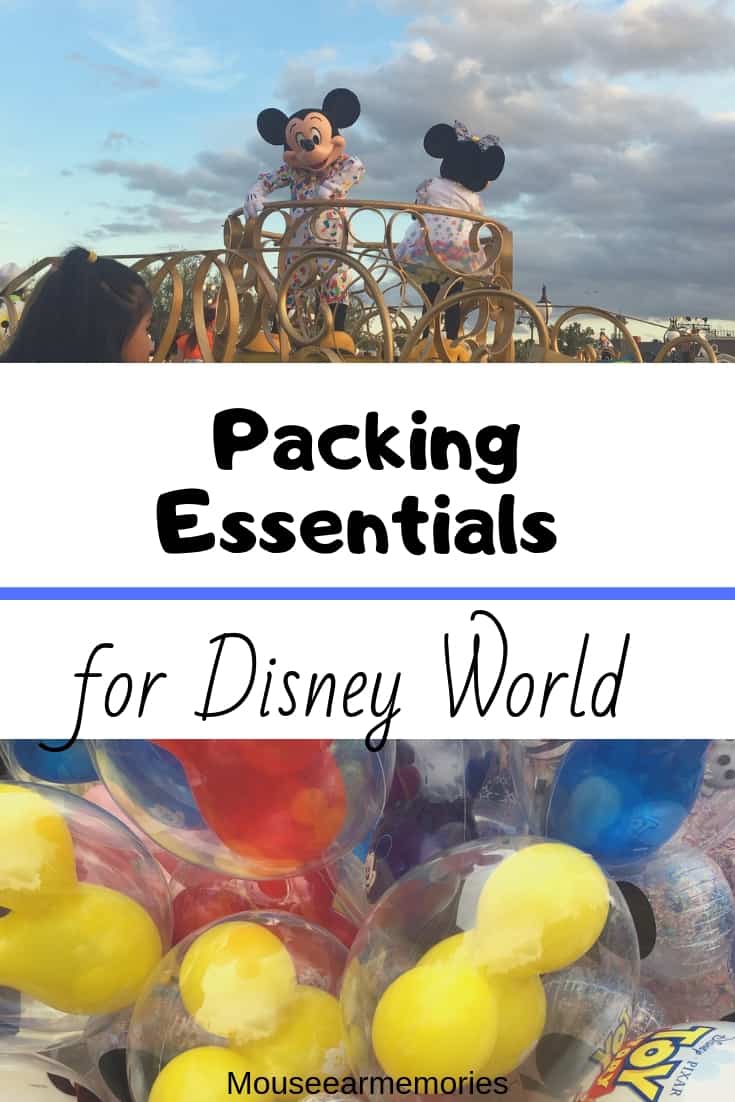 5 must have essentials for your Disney Trip - Mouse Ear Memories