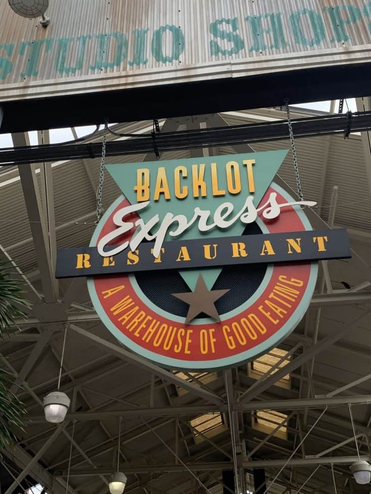 Backlot Express: Food Allergy Menu and Review - Mouse Ear Memories