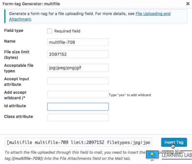 Contact Form 7 Multiple File Upload Functionality Quick and Easy - WPLearningLab