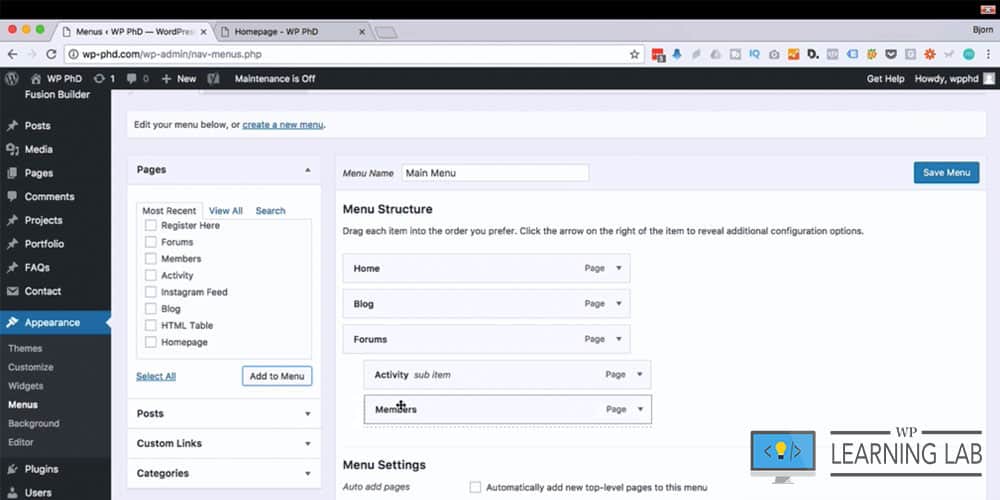 The WordPress Custom Menu Feature Allows You To Easily Create Your Own Navigation Menus ...