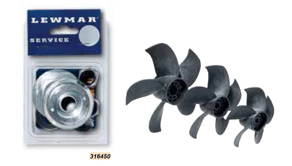 Lewmar Thruster Spare Parts - Common Anode kit 140TT