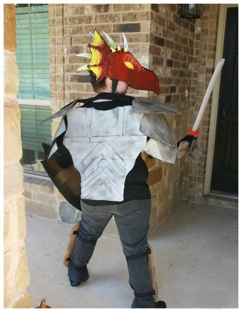 Dragon Knight Costume Made Out Of Boxes - Boxtumes! - iSaveA2Z.com