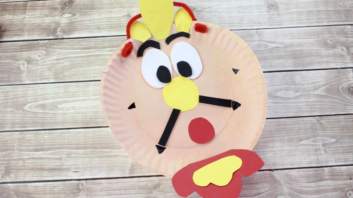Beauty And The Beast Cogsworth Clock Craft · The Inspiration Edit