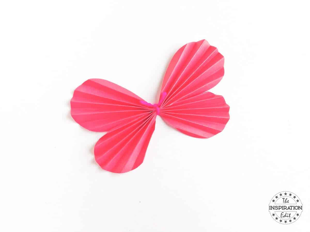 DIY Paper Butterflies Kids Spring Craft · The Inspiration Edit