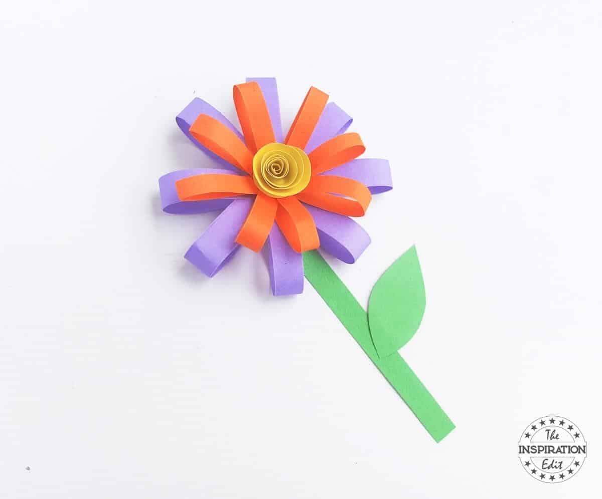 Kids Summer Paper Flower Craft · The Inspiration Edit