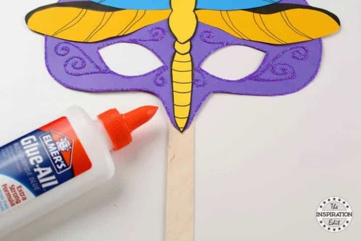 Easy Kids Craft Dragon Fly Mask · The Inspiration Edit