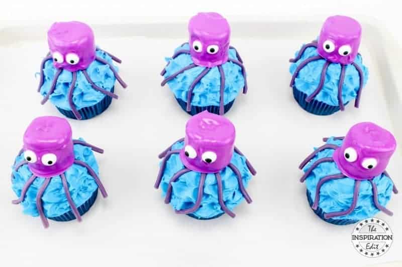 Octopus Cupcakes Party Food Idea · The Inspiration Edit