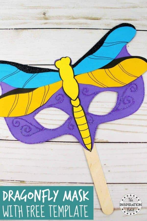 Easy Kids Craft Dragon Fly Mask · The Inspiration Edit