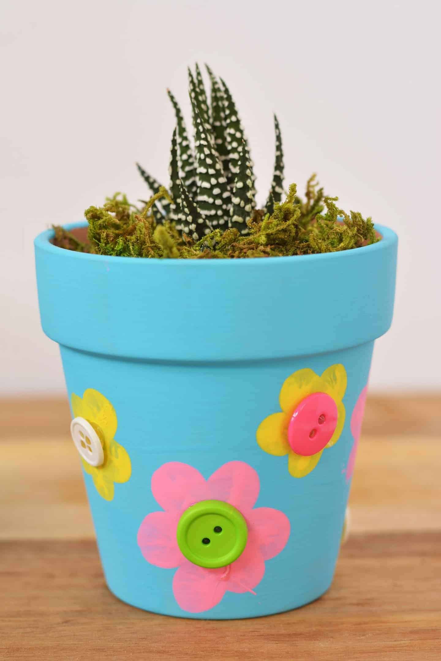 Mothers Day Flower Pot Craft For Kids · The Inspiration Edit