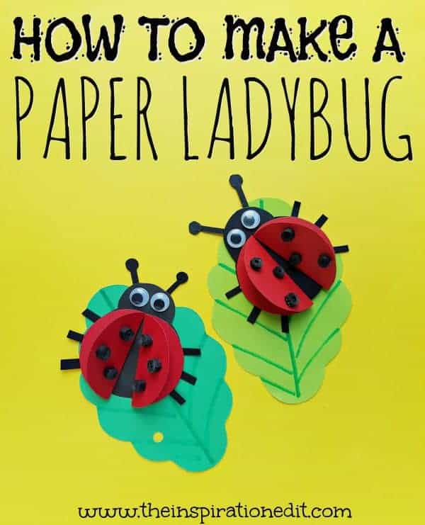 Easy Preschool Ladybug Craft · The Inspiration Edit