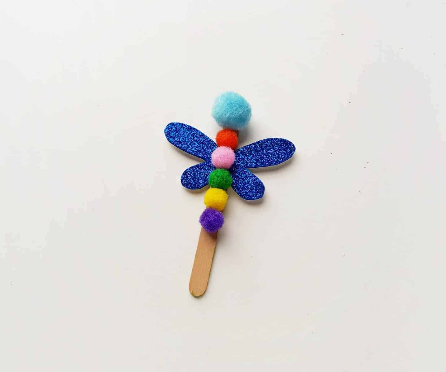 Dragonfly Craft Using Popsicle Sticks · The Inspiration Edit