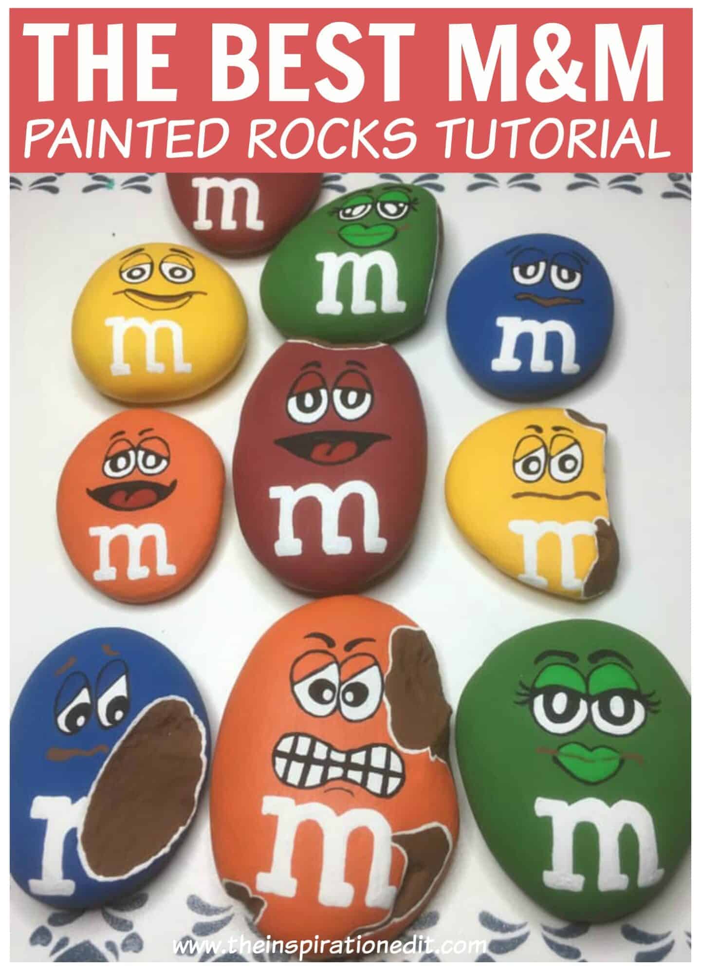 M&M Painted Rocks Art Tutorial · The Inspiration Edit