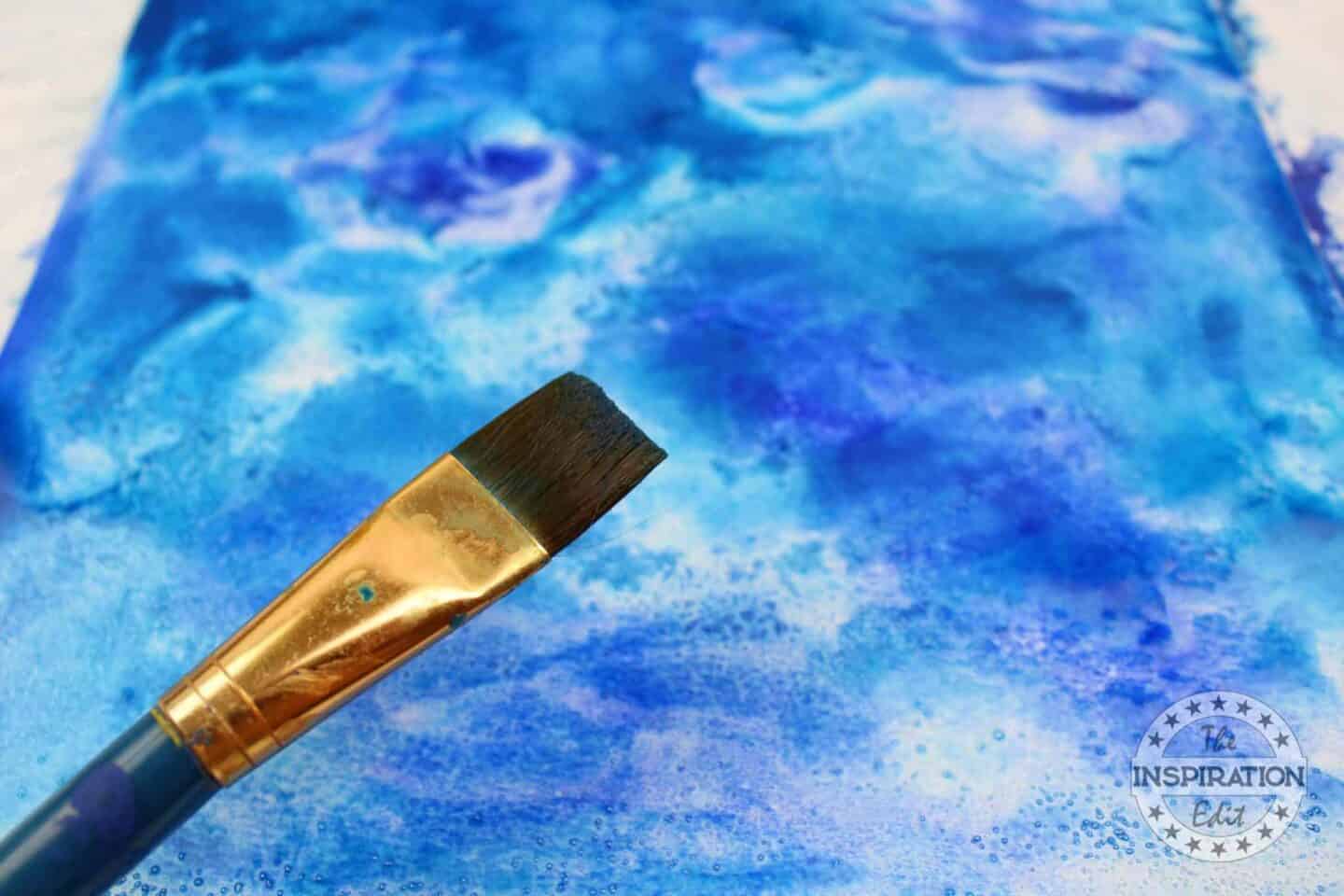 Mermaid Printable Water Painting Craft · The Inspiration Edit