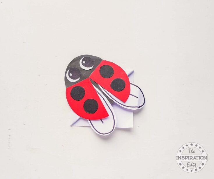 How to Make a Ladybug Corner Bookmark · The Inspiration Edit