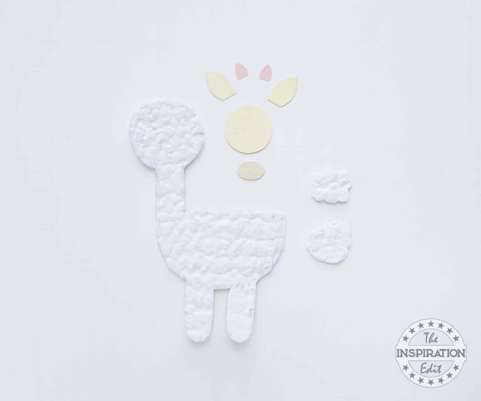 Alpaca Paper Craft For Kids · The Inspiration Edit