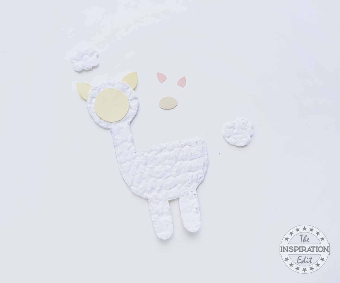 Alpaca Paper Craft For Kids · The Inspiration Edit