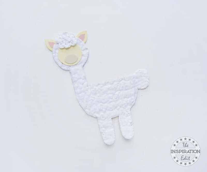Alpaca Paper Craft For Kids · The Inspiration Edit