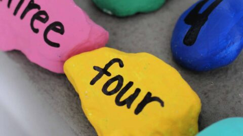 DIY Number Rocks for Teaching Core Math Skills · The Inspiration Edit