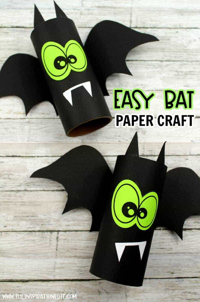 Toilet Paper Roll Bats For Kids · The Inspiration Edit
