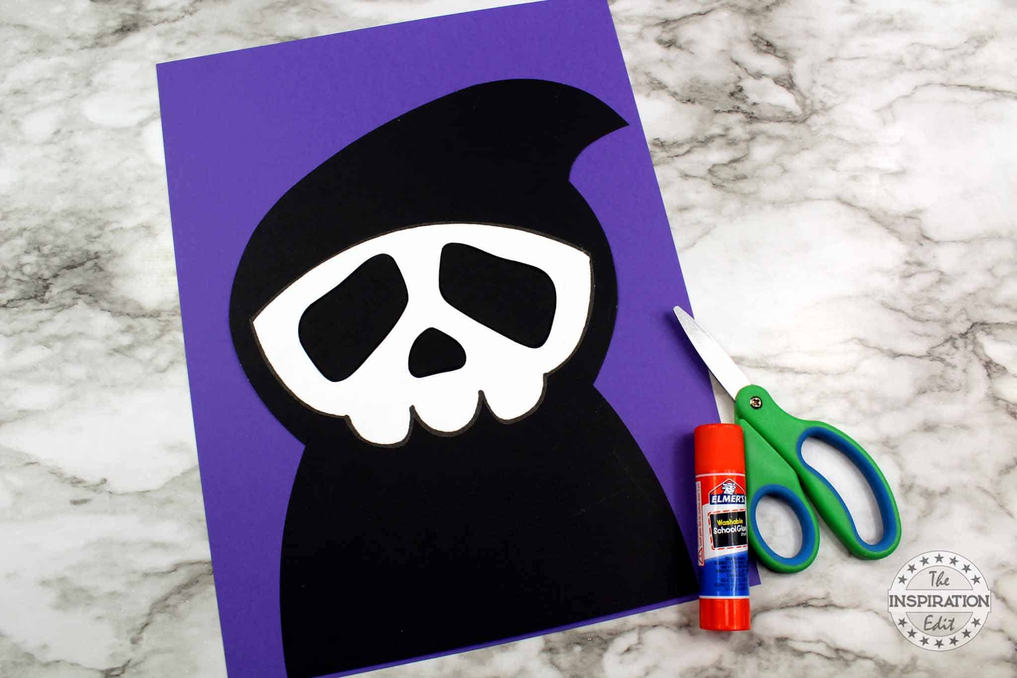 Grim Reaper Halloween Craft For Kids · The Inspiration Edit