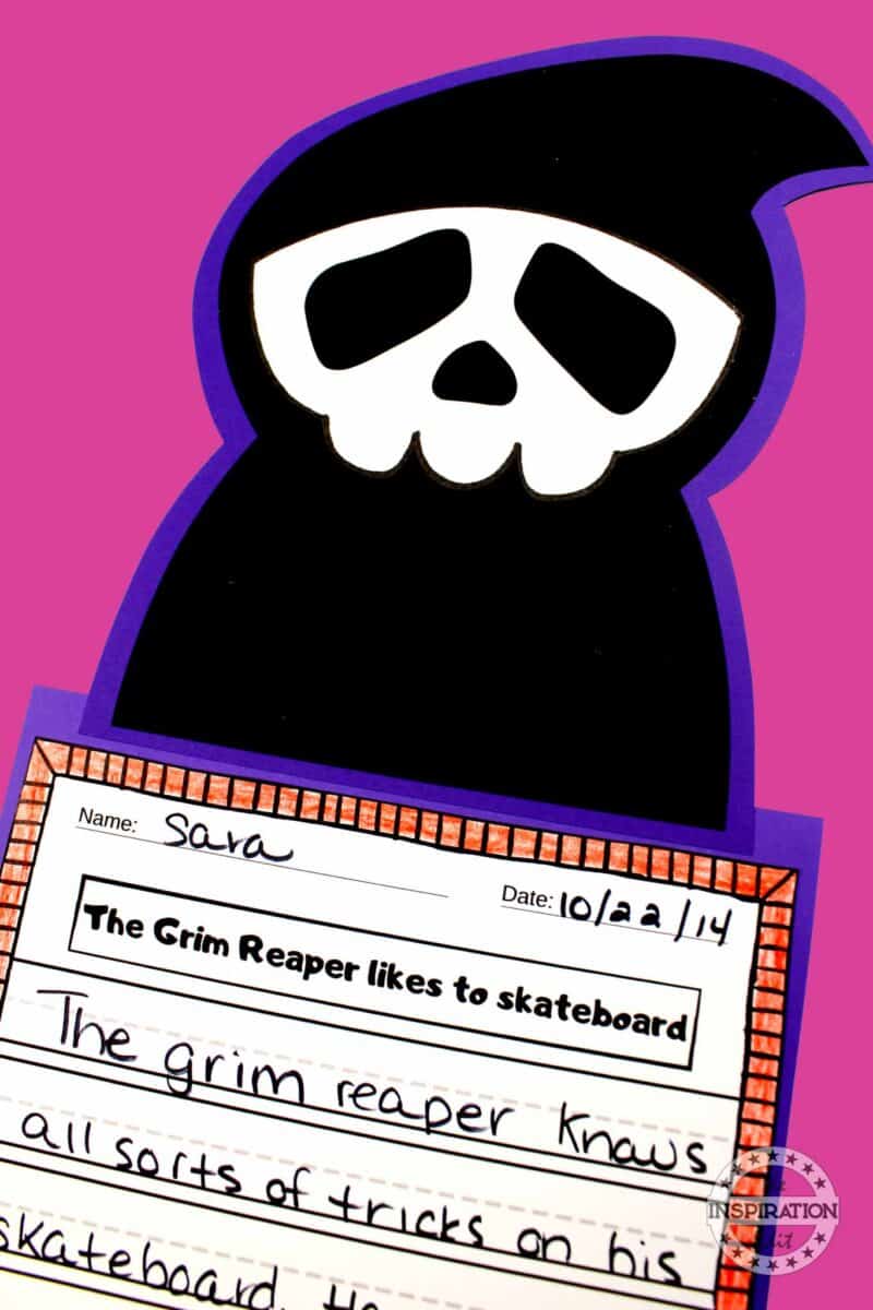 Grim Reaper Halloween Craft For Kids · The Inspiration Edit