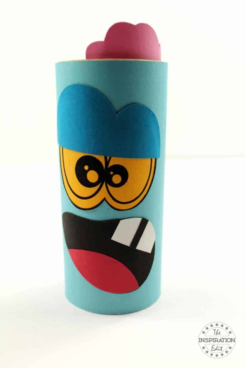 Toilet Paper Roll Zombie Craft For Kids · The Inspiration Edit
