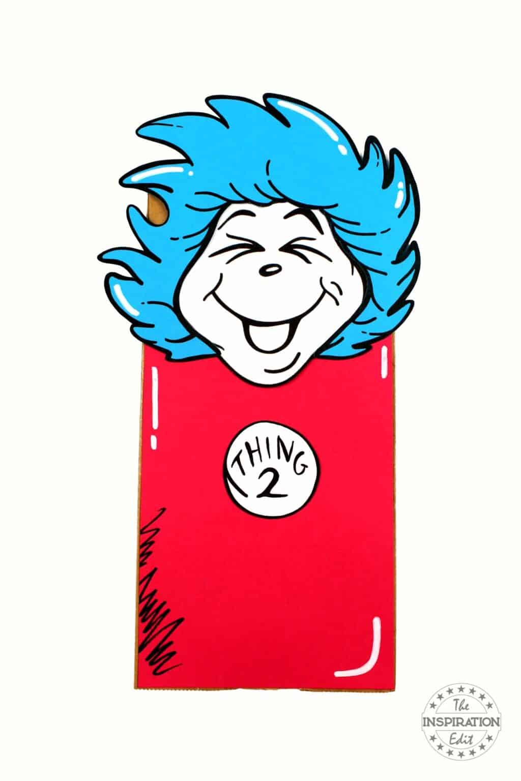 Thing 1 and Thing 2 Puppet Craft · The Inspiration Edit