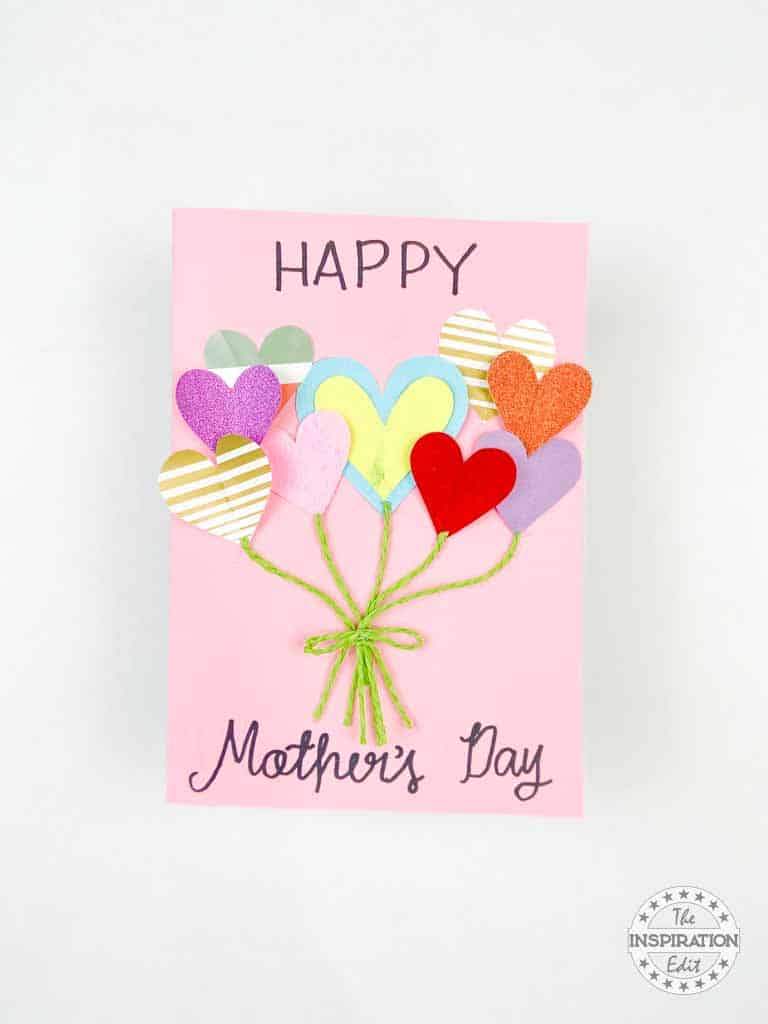 Super Easy Mother's Day Card · The Inspiration Edit