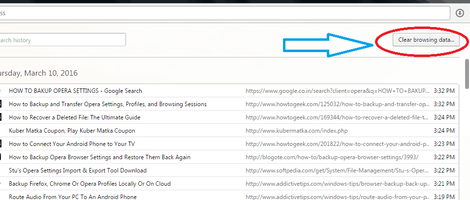 How To Clear Opera History From New & Old Version Browsers