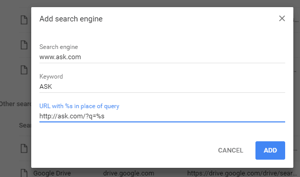 How To Add New Search Engines To Google Chrome - Whatvwant