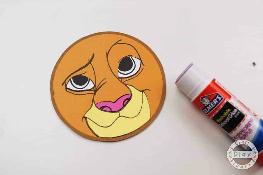 The Lion King Simba Mickey Ears Craft - The Inspiration Edit