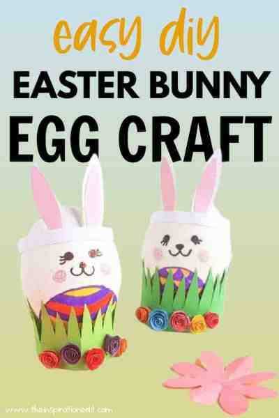 Easter Bunny Eggs Craft for Kids - The Inspiration Edit