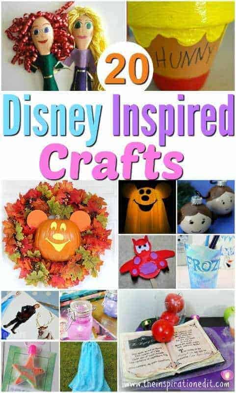 20 Disney Inspired Crafts You Will Love - The Inspiration Edit
