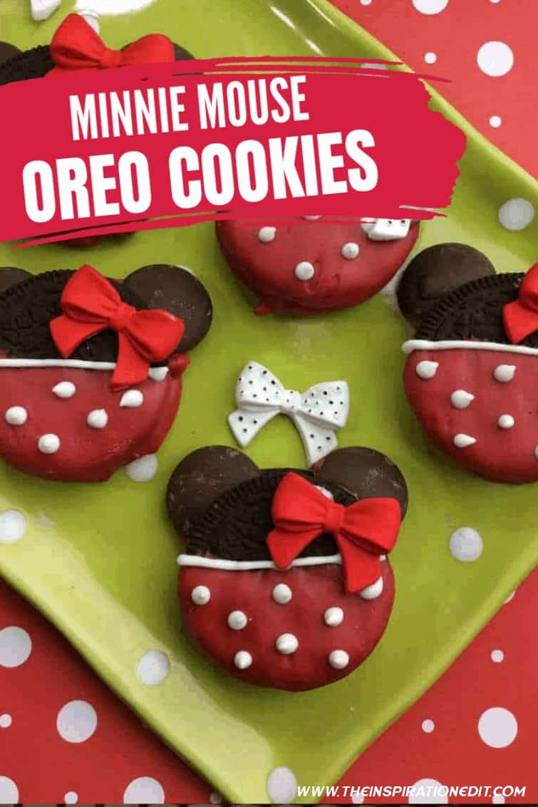 Minnie Mouse Oreo Cookies Tutorial - The Inspiration Edit