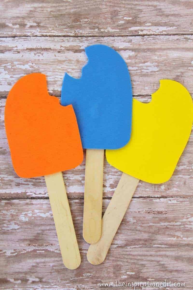 Cute Popsicle Craft for Kids · The Inspiration Edit