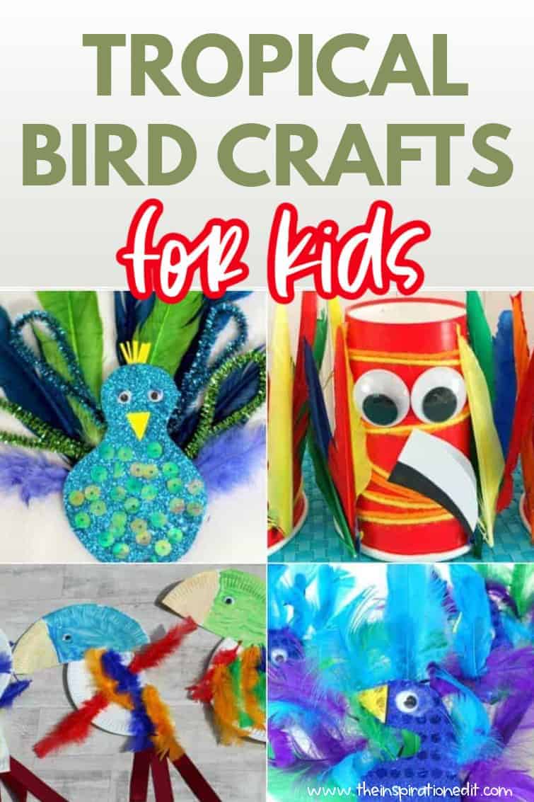 15 Tropical Bird Crafts Kids Will Love - The Inspiration Edit