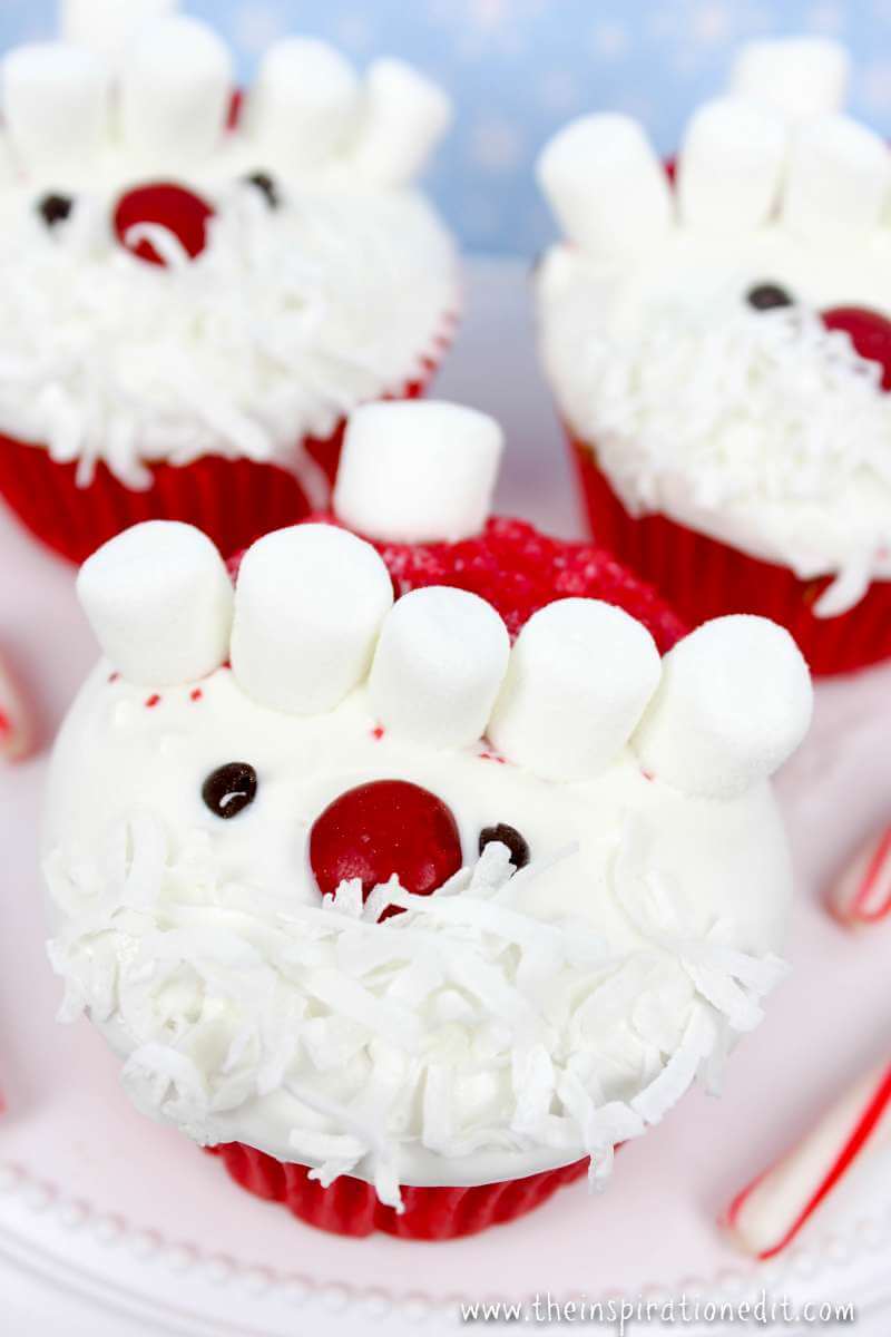Funky Father Christmas Cupcakes · The Inspiration Edit