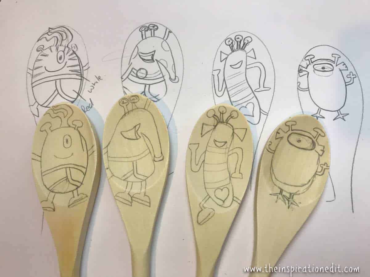 Aliens Love Underpants Story Spoons - The Inspiration Edit