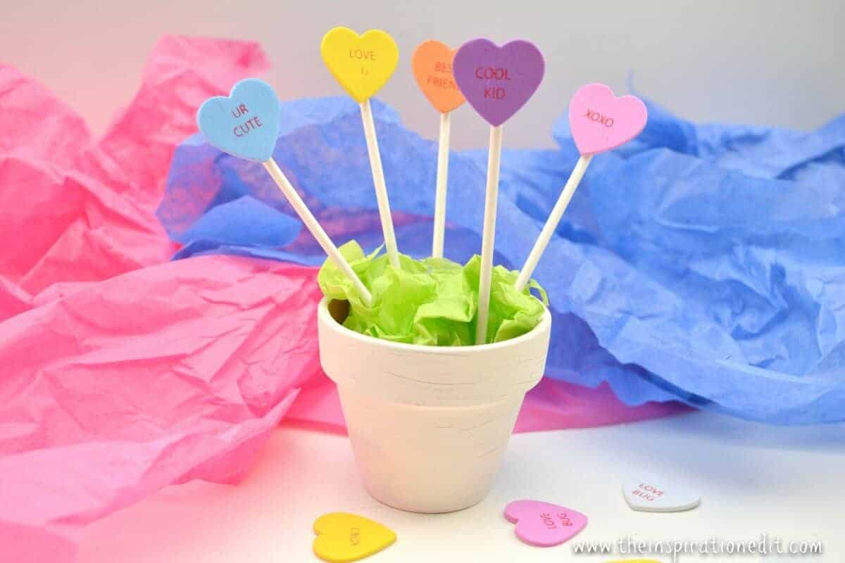 Valentines Day Flower Pot Craft for Kids - The Inspiration Edit
