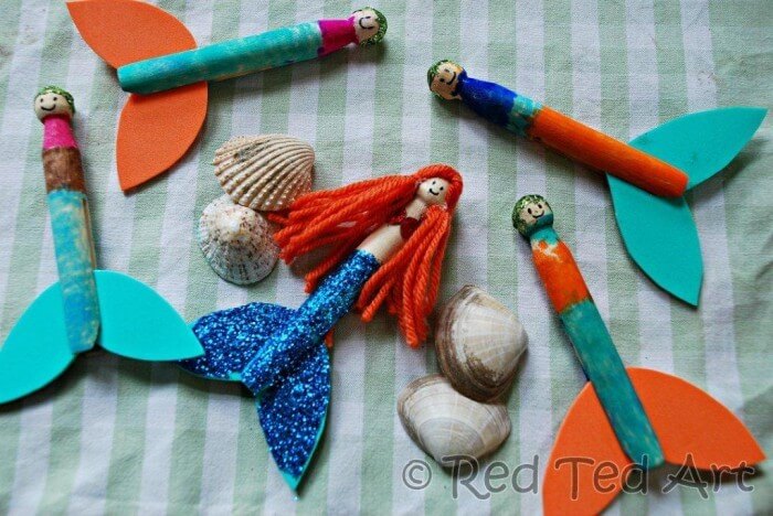 17 Amazing Mermaid Crafts for Kids - The Inspiration Edit