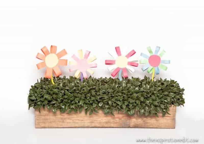 Easy Spring Paper Flower Craft for Kids - The Inspiration Edit