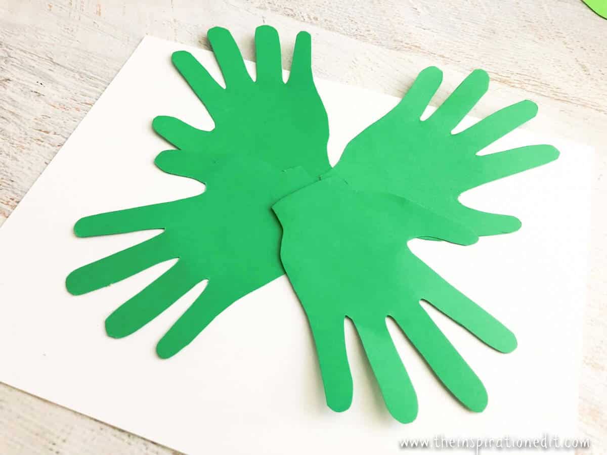 Children's Hand Shamrock Craft - The Inspiration Edit