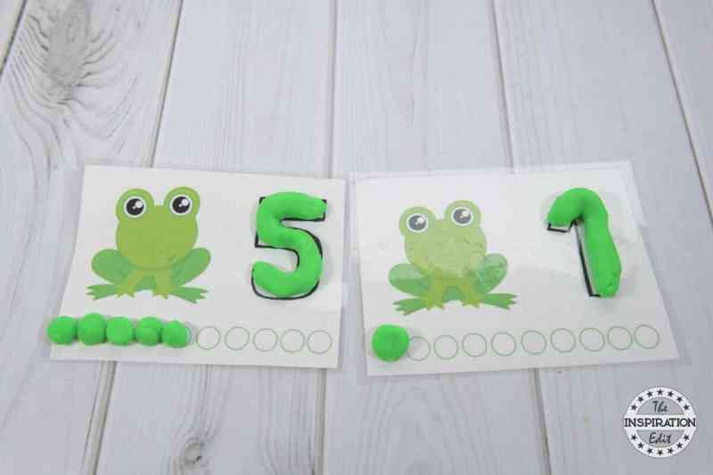 Fantastic Frog Counting Mats With Free Printable - The Inspiration Edit
