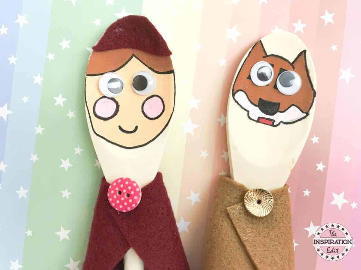 Little Red Riding Hood Craft Story Spoons - The Inspiration Edit