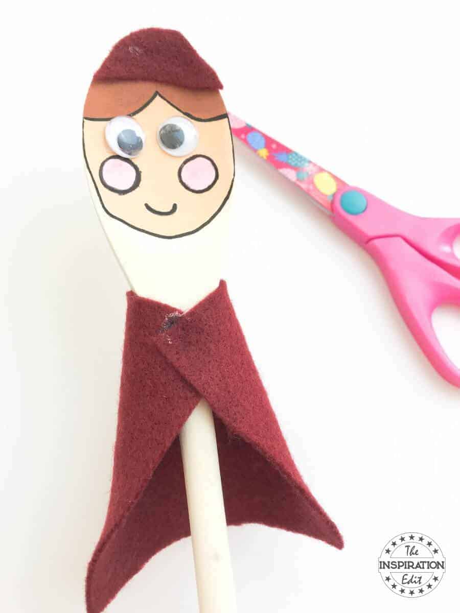 Little Red Riding Hood Craft Story Spoons - The Inspiration Edit