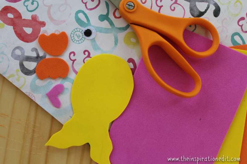 Cute Foam Fish Craft for Kids - The Inspiration Edit