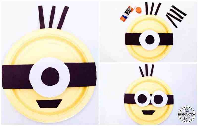 Minions Paper Plate Craft - The Inspiration Edit